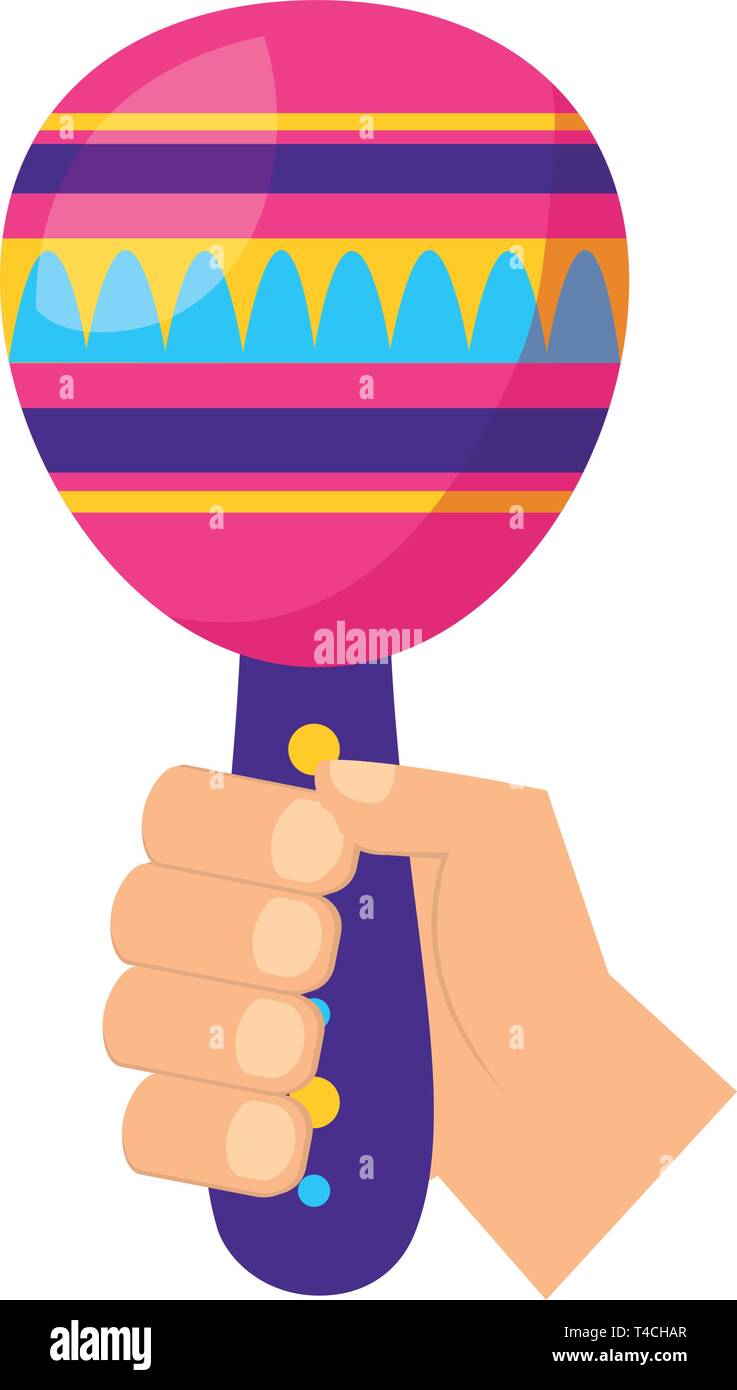 hand with maraca Stock Vector Image & Art - Alamy
