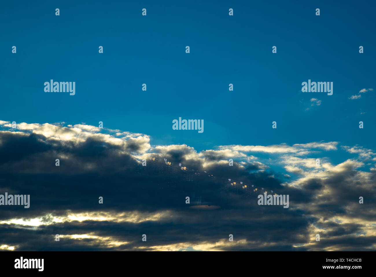 sky with clouds sun light texture background Stock Photo - Alamy