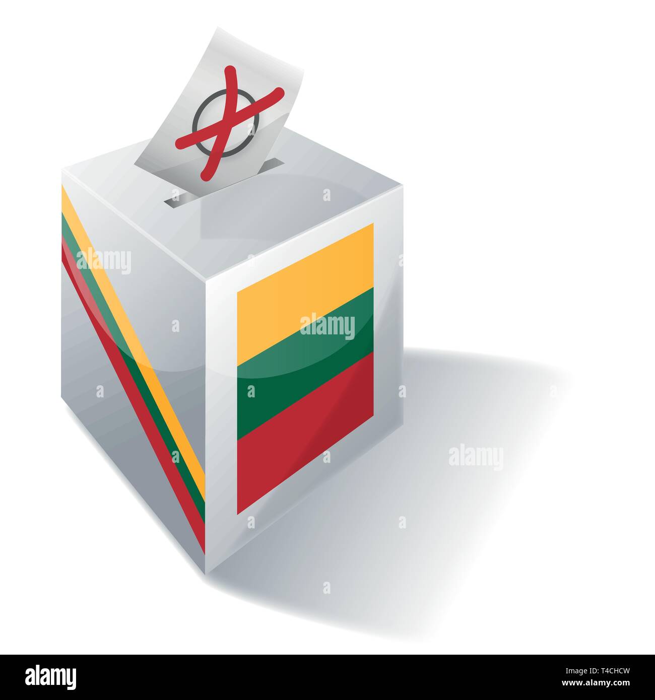 Vote ballot in box Cut Out Stock Images & Pictures - Alamy