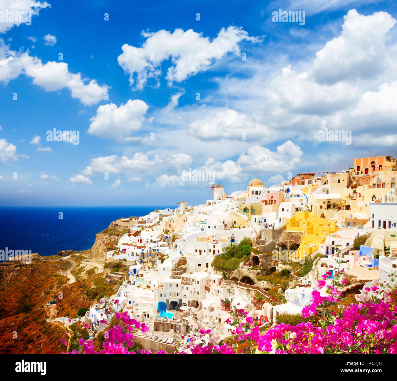 Oia, traditional greek village Stock Photo - Alamy