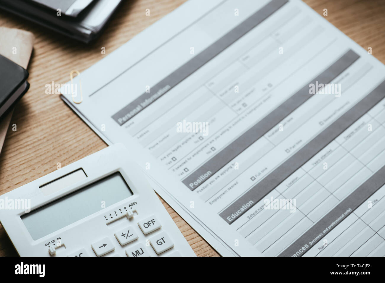 calculator and Personal Information Application, Identity Private ...