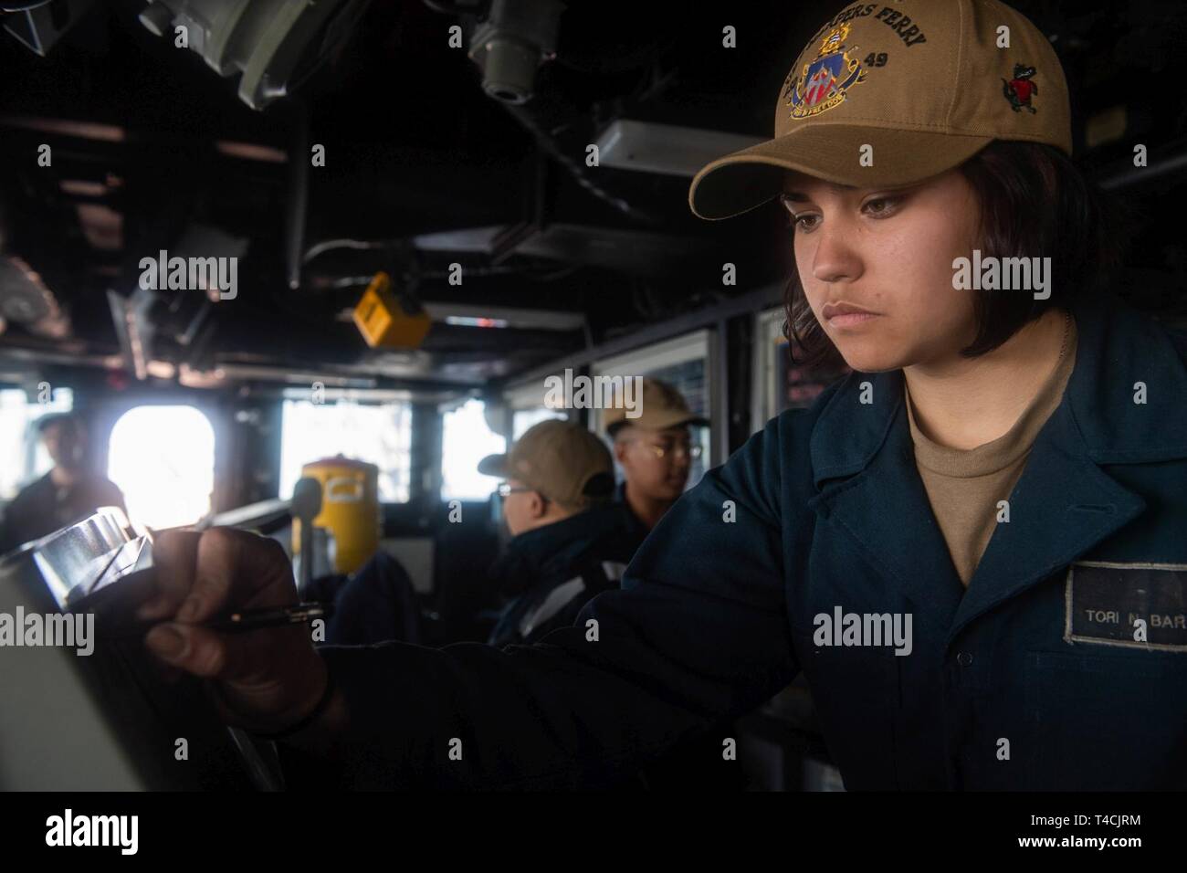 OCEAN (March 18, 2019) Seaman Tori Barrett, from Collinsville, Ill ...