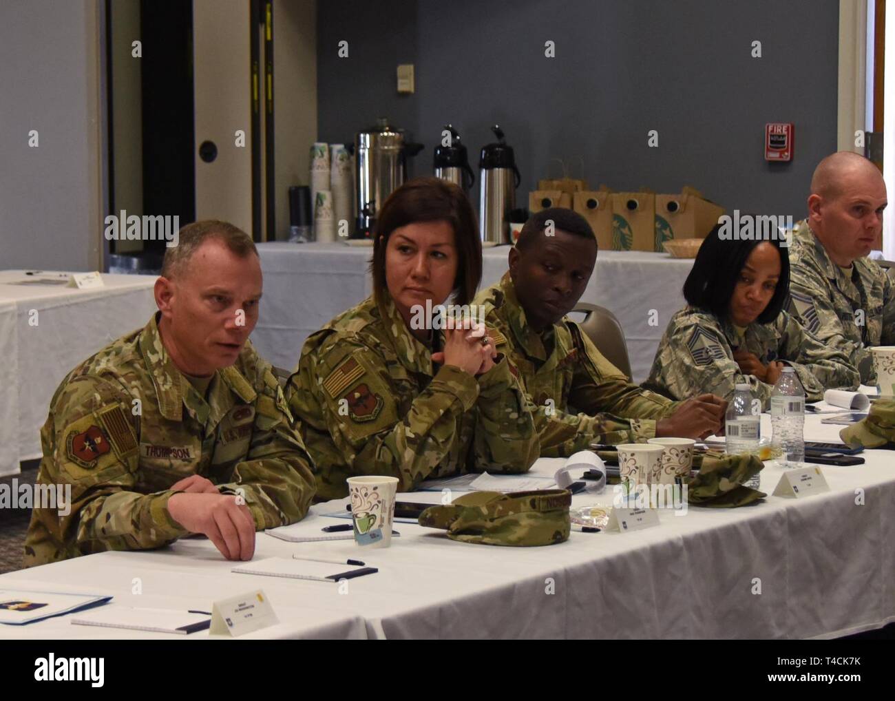 U.S. Air Force Chief Master Sgt. Erik Thompson, 19th Air Force command ...