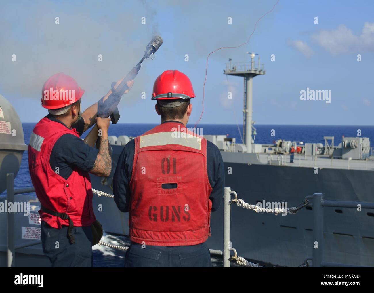 SOUTH CHINA SEA (March 20, 2019) - Gunner's Mate 3rd Class Erik ...