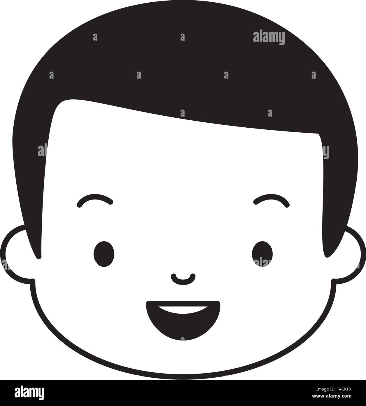 smiling man face Stock Vector Image & Art - Alamy