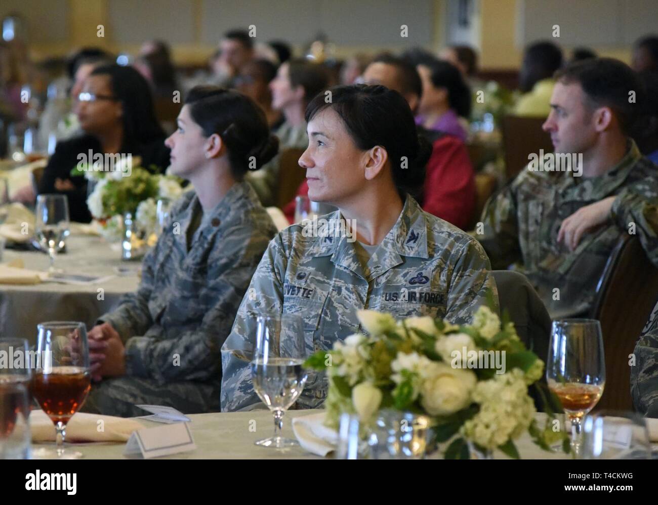 U.S. Air Force Col. Debra Lovette, 81st Training Wing commander ...