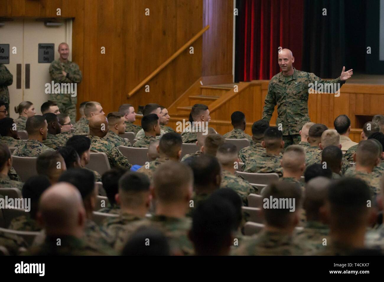 U.S. Marine Corps Sgt. Maj. Steven L. Lunsford, sergeant major of 2nd ...