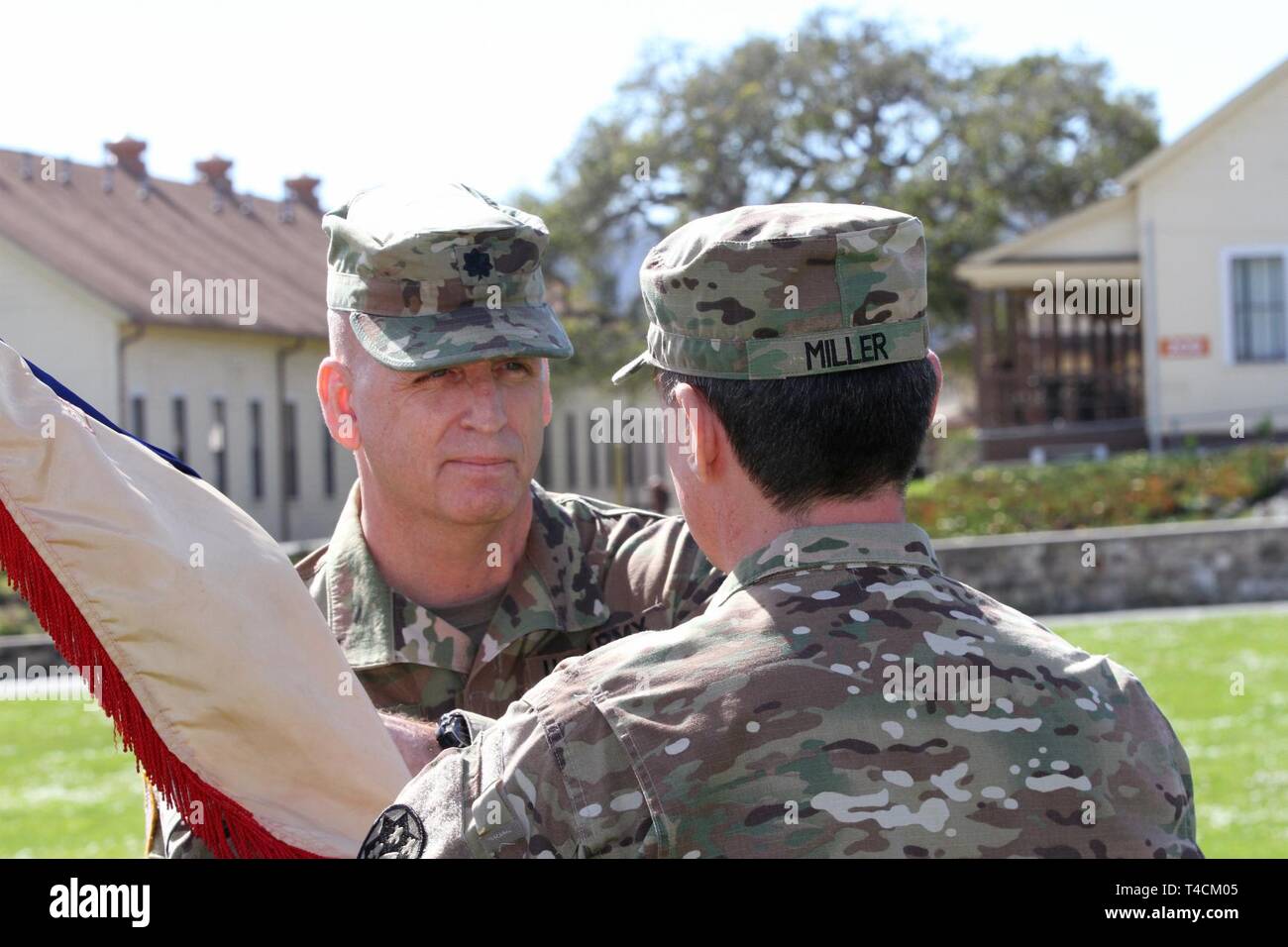 U.S. Army Lt. Col. John T. Preston, outgoing commander of the 340th ...