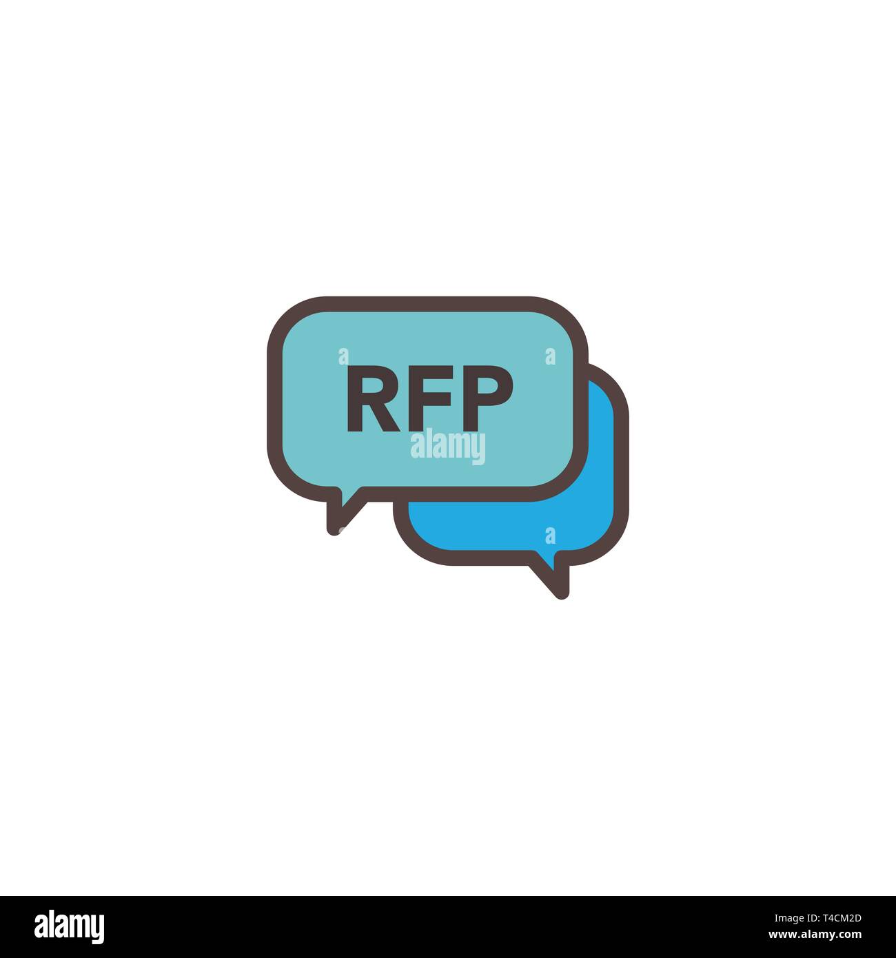 RFP Icon - request for proposal concept - idea Stock Vector Image & Art ...