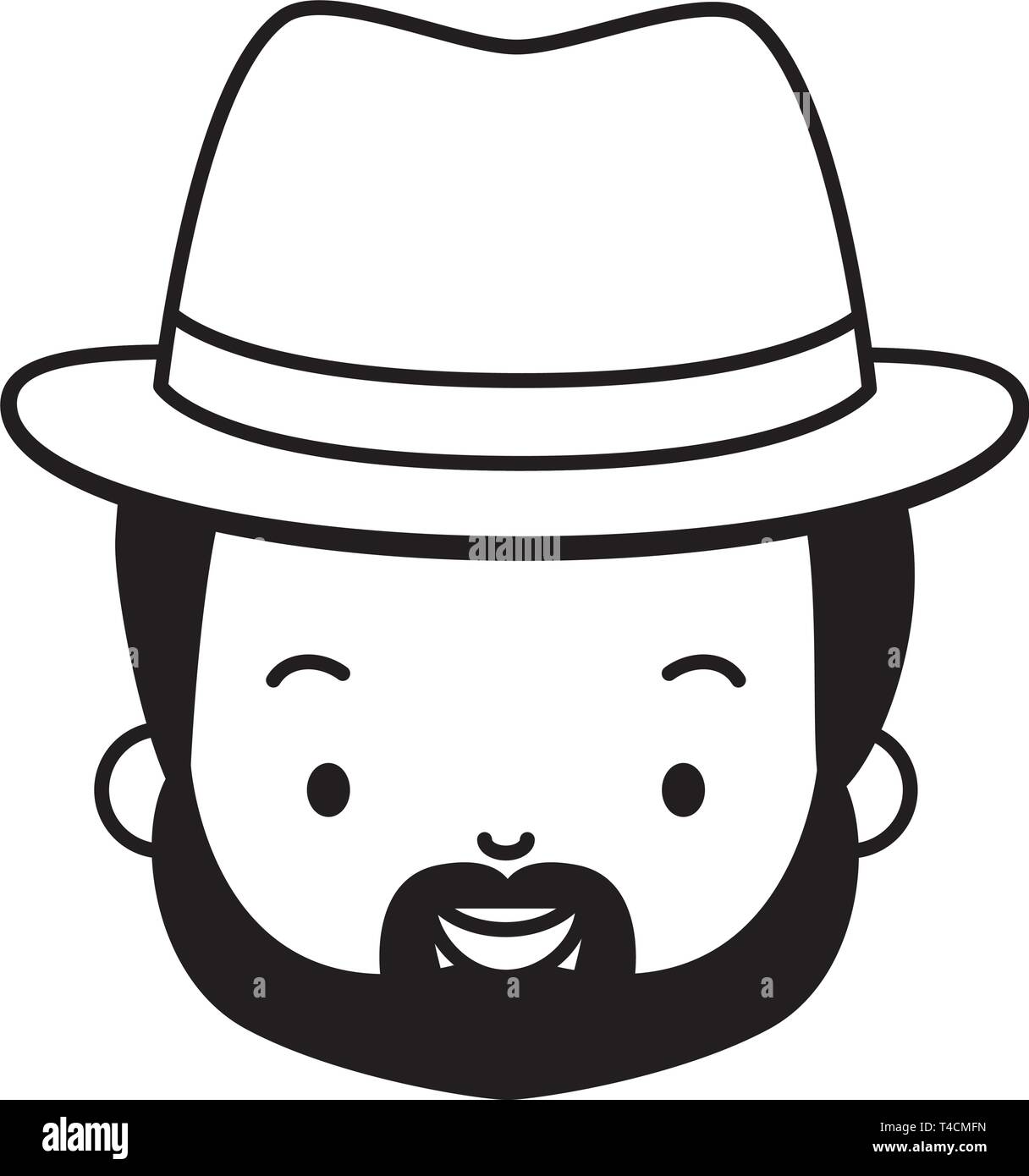 smiling man face Stock Vector Image & Art - Alamy