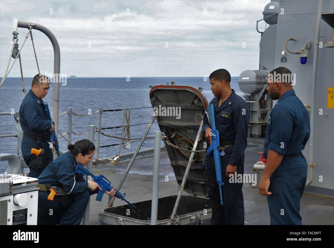 OCEAN (March 19, 2019) Security Reaction Force Basic (SRF-B) Instructor ...