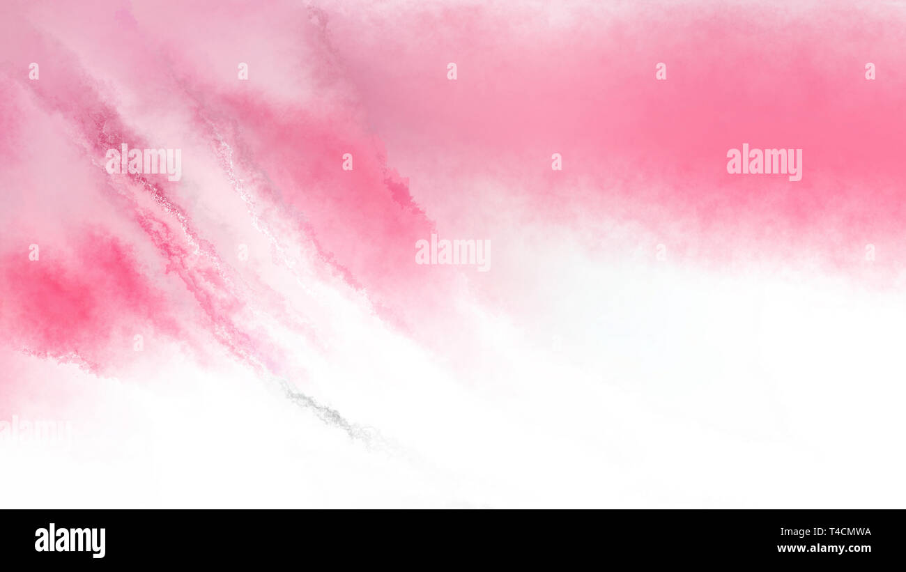 Pink and White Distressed Watercolour Background Image Stock Photo - Alamy