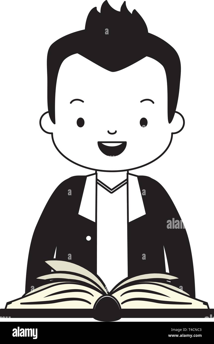 man reading book Stock Vector Image & Art - Alamy