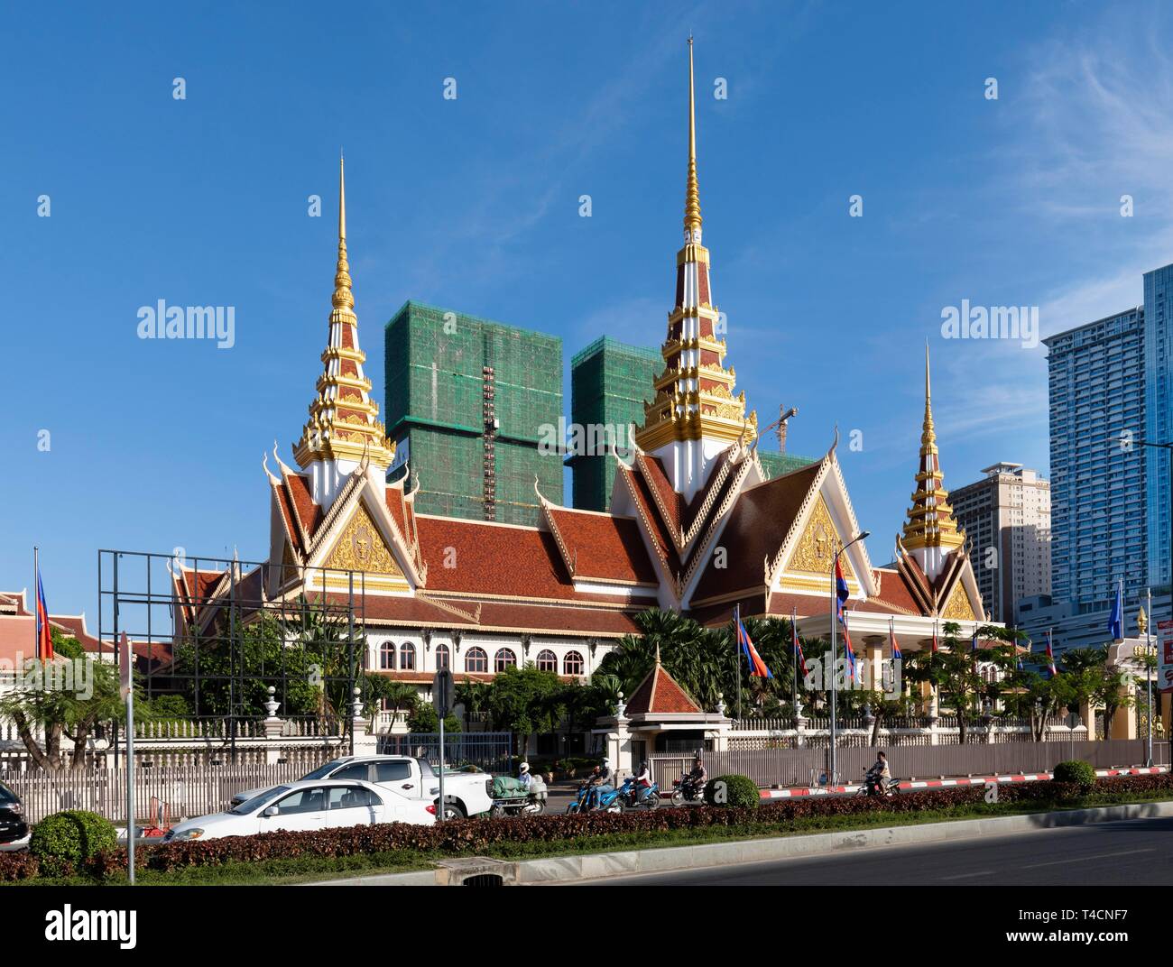 Seat of Government House of the National Assembly, Phnom Penh, Cambodia ...
