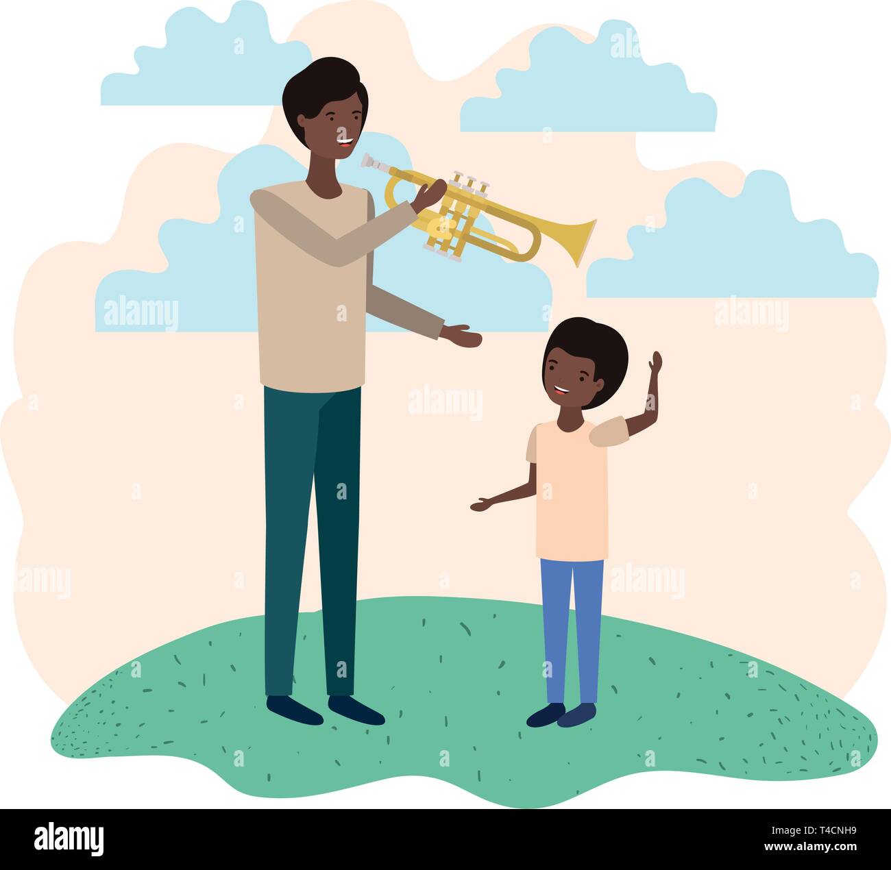 Field trumpet Stock Vector Images - Alamy