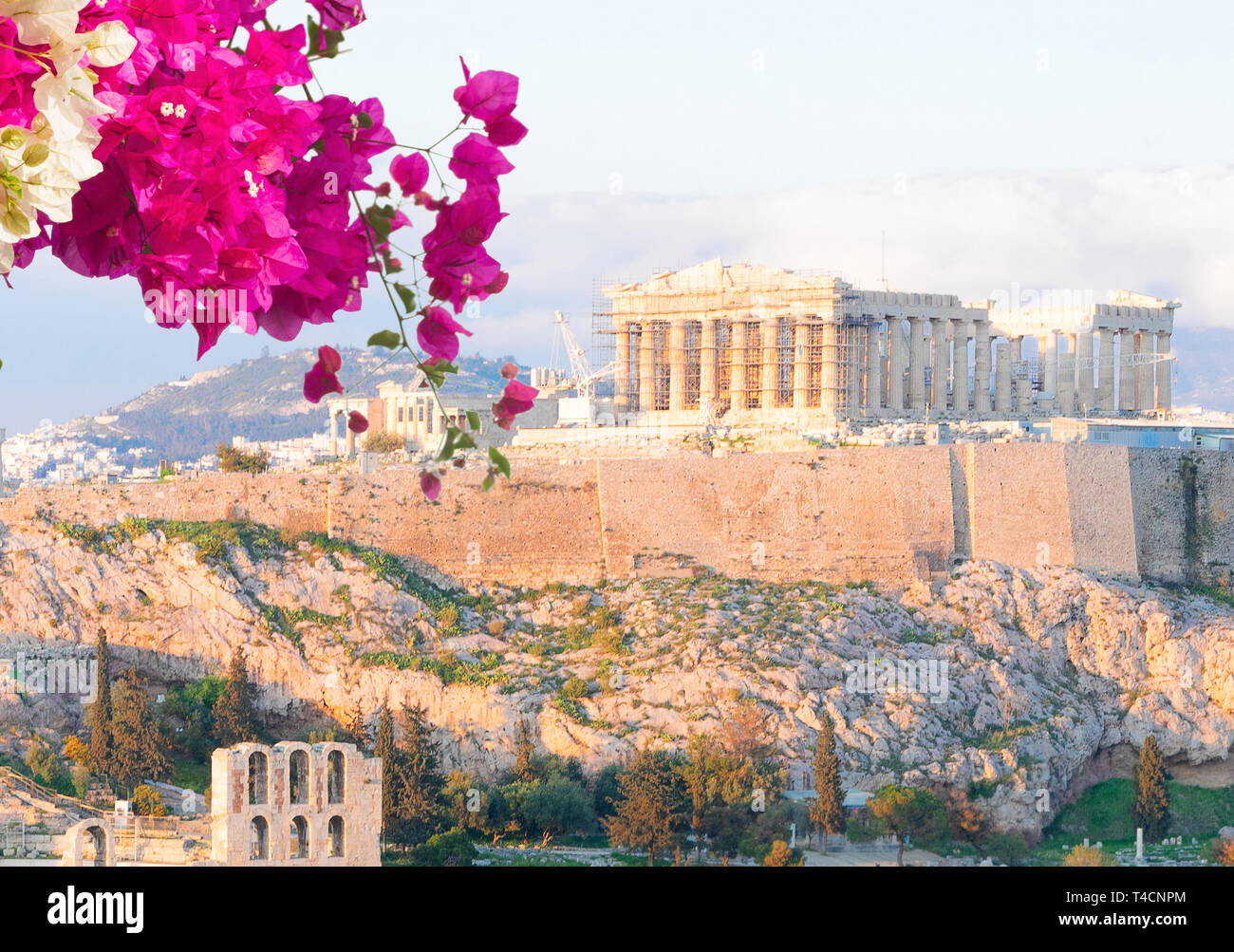 Famous skyline of Athens, Greece Stock Photo - Alamy