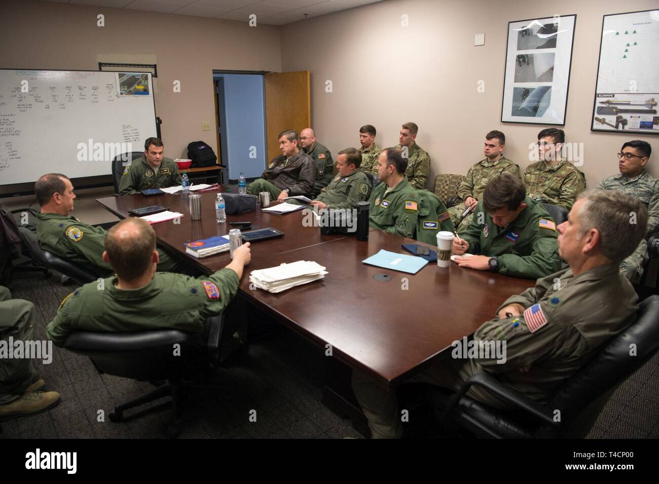 Aircrew with the 300th Airlift Squadron, Joint Base Charleston, South ...