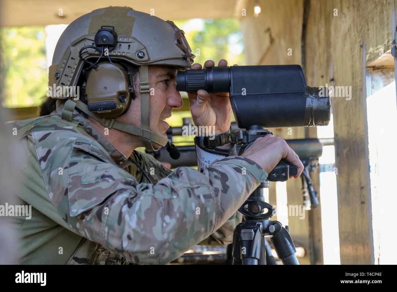 A competitor in the United States Army Special Operations Command ...