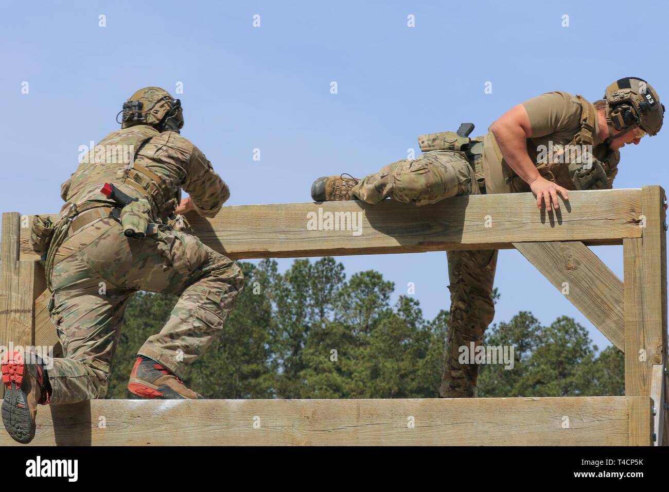 A sniper team in the United States Army Special Operations Command ...