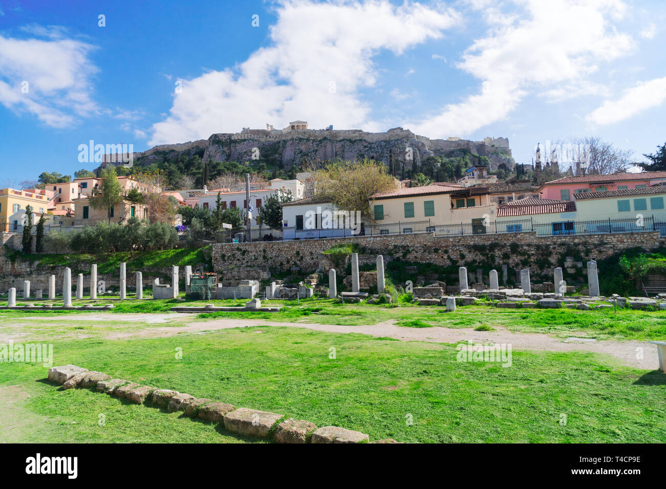 Athens and Acropolis Stock Photo - Alamy