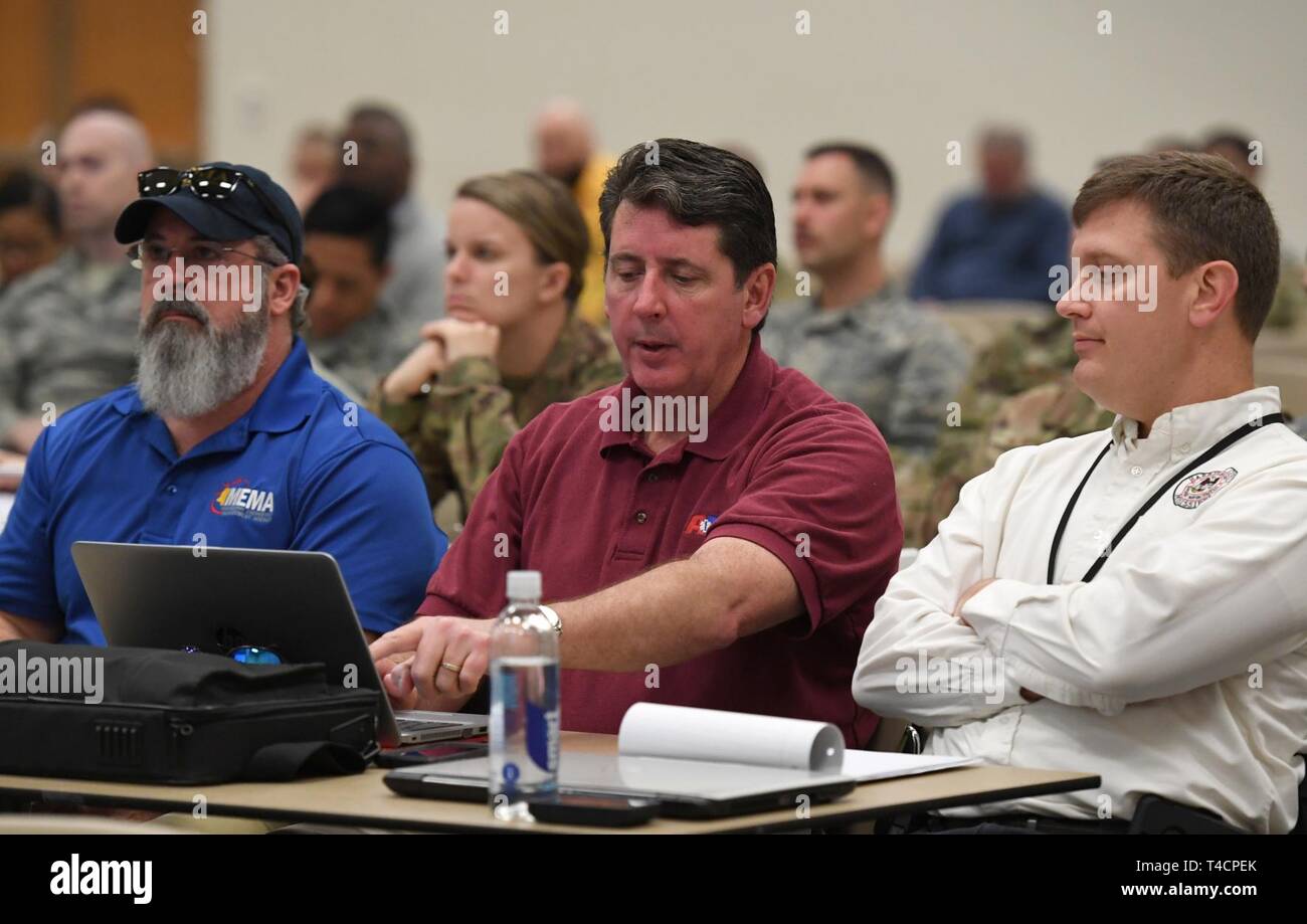 Tim Gordy, Mississippi Emergency Management Agency area coordinator ...