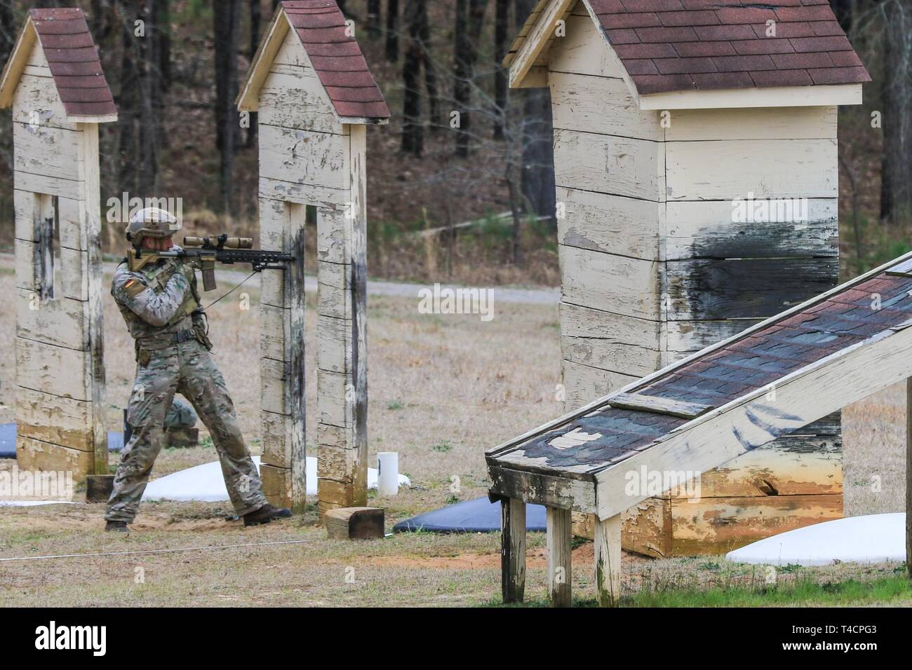 A competitor in the United States Army Special Operations Command ...