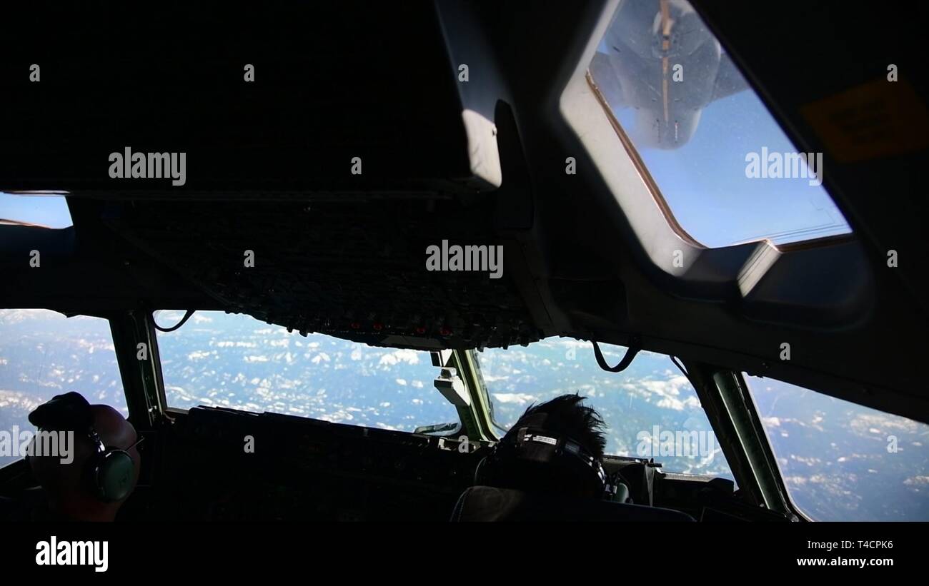 A C-17A Globemaster III aircrew assigned to the 3rd Airlift Squadron ...
