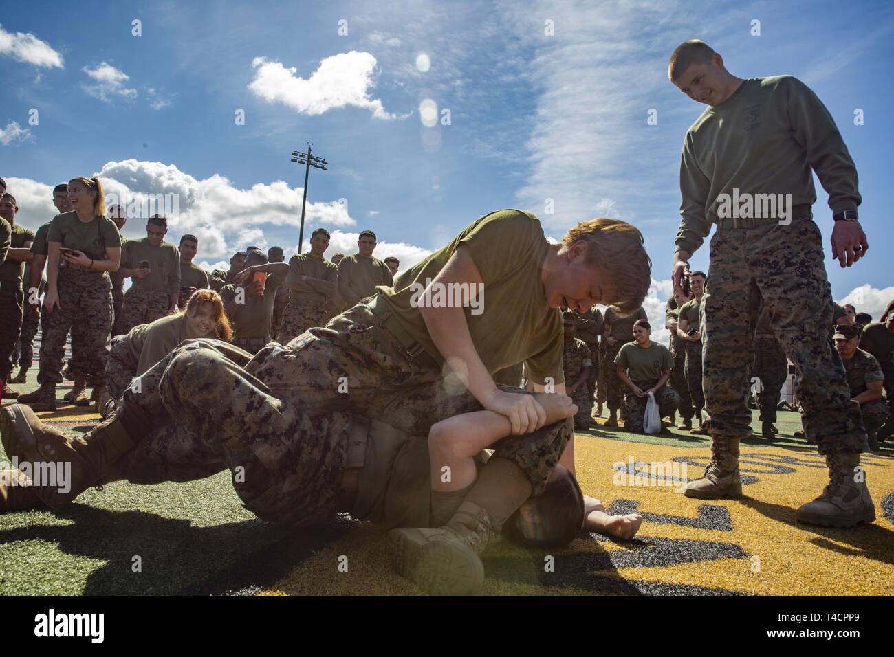 U.S. Marine Corps Lance Cpl. Baylee Boggs, combat graphics specialist ...