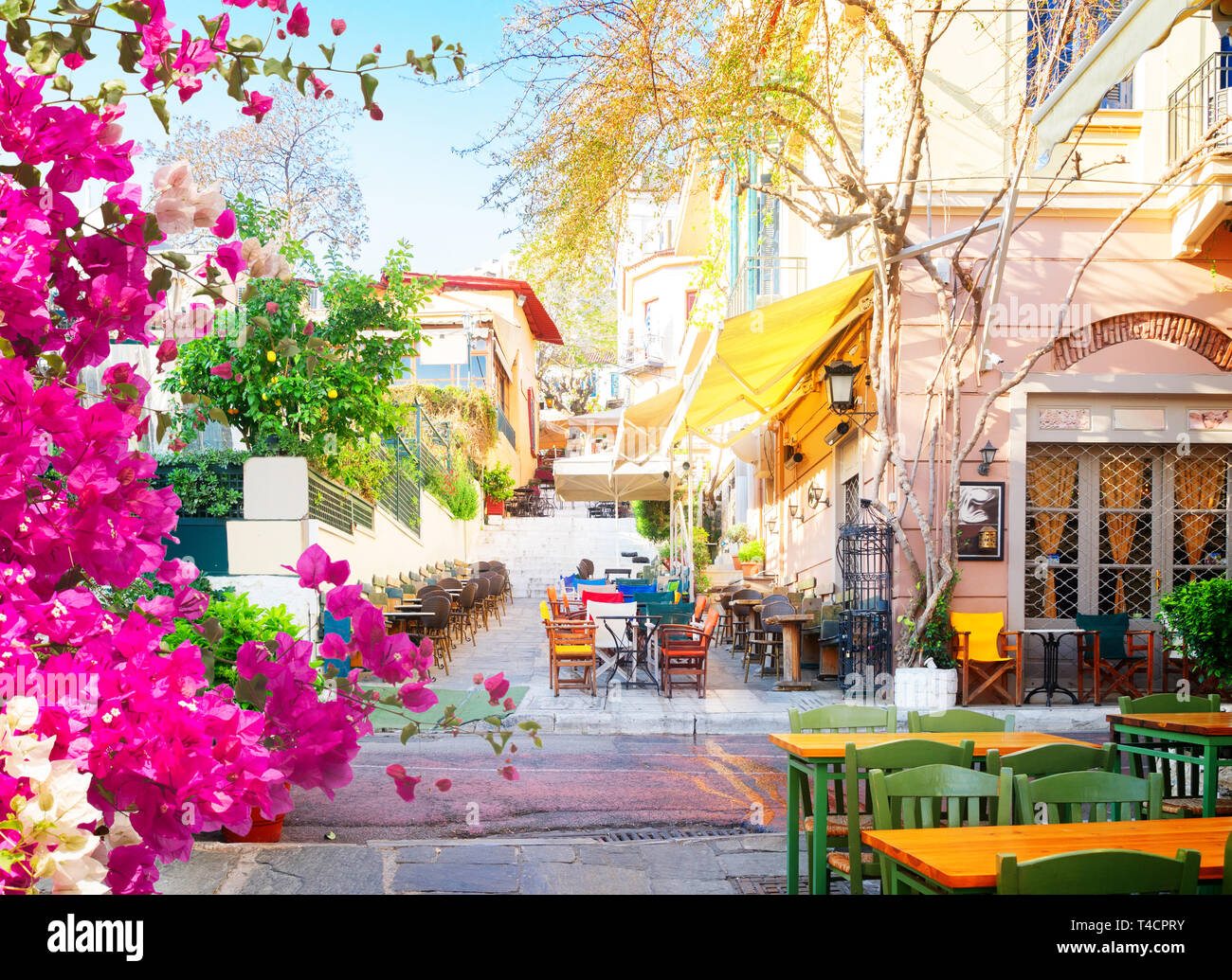 Street of Athens, Greece Stock Photo - Alamy