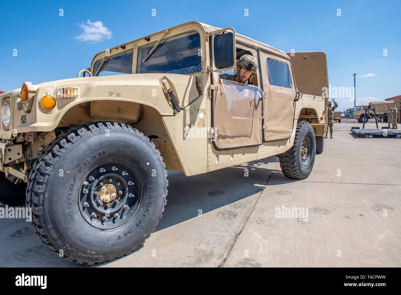 Spc. Chantal Martinez, a Motor Transportation Operator, assigned to ...