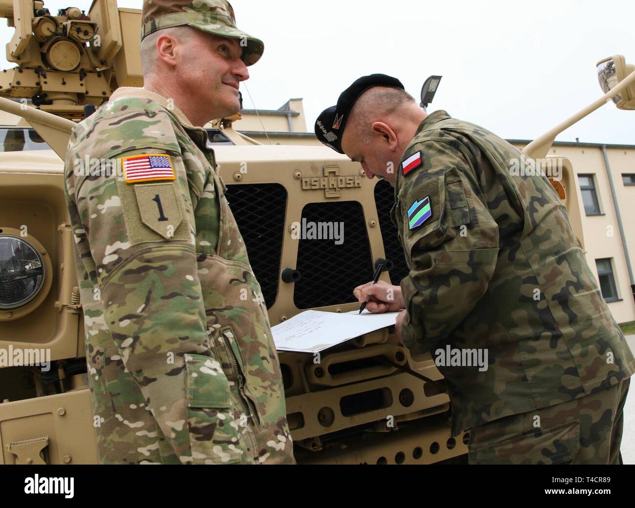 Col. Patrick Michaelis, commander of the Mission Command Element in ...