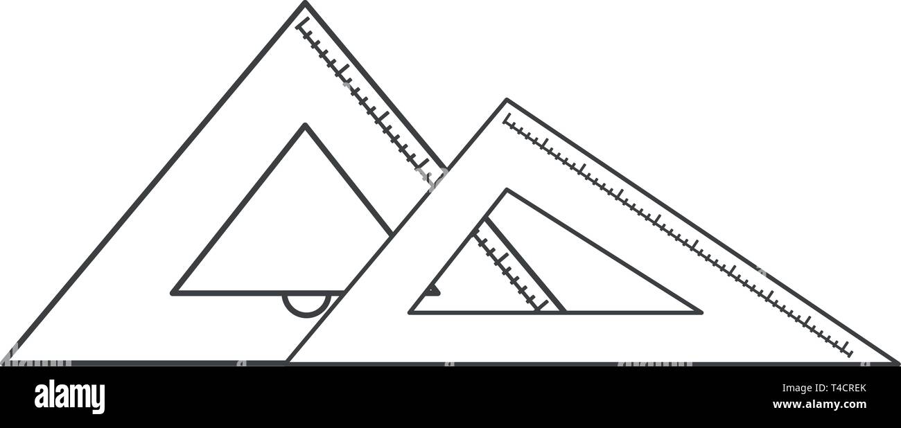 squaring rule tool isolated icon Stock Vector Image & Art - Alamy