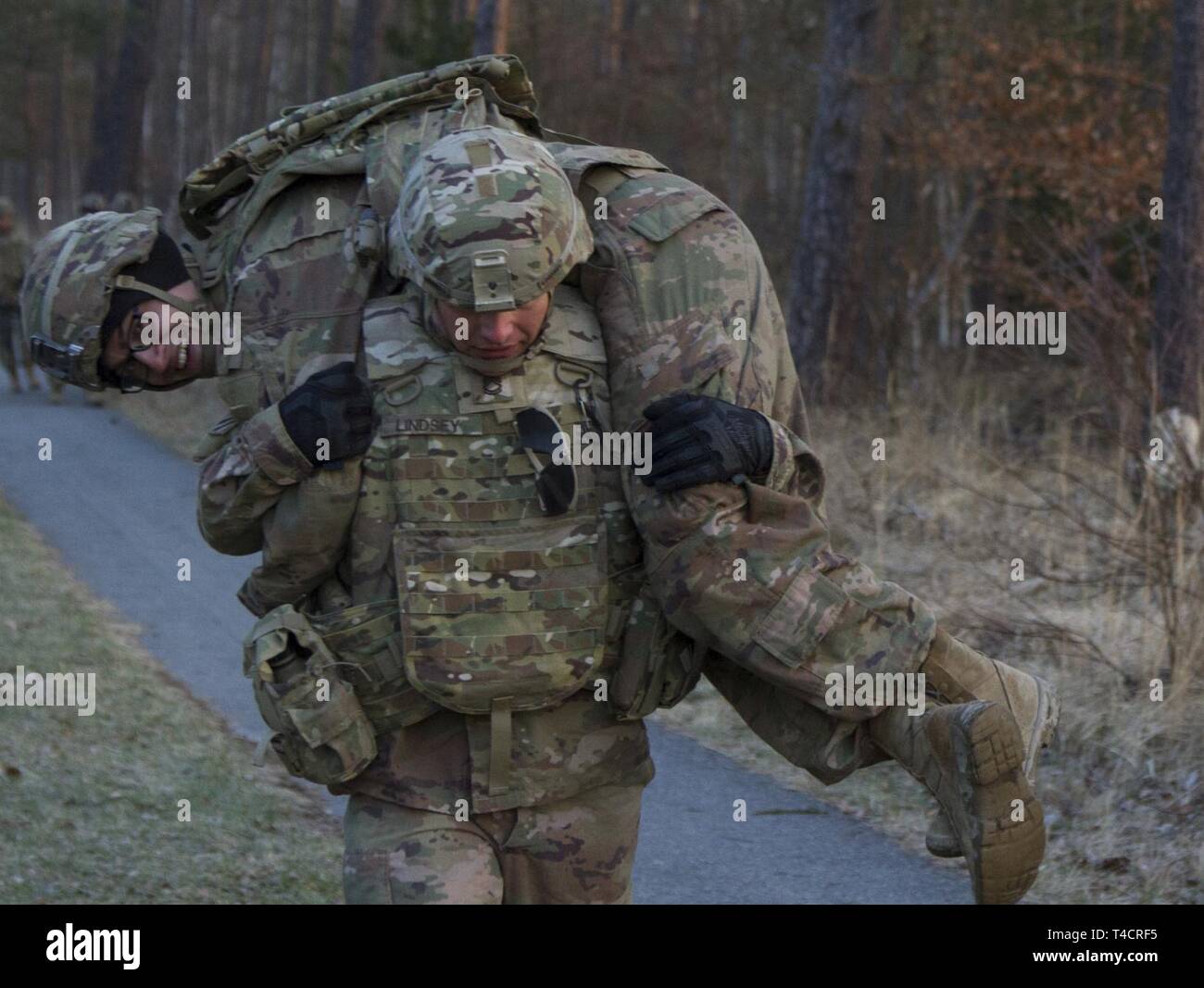A U.S. Army Soldier with Alpha Company, 2nd Battalion, 34th Armored ...
