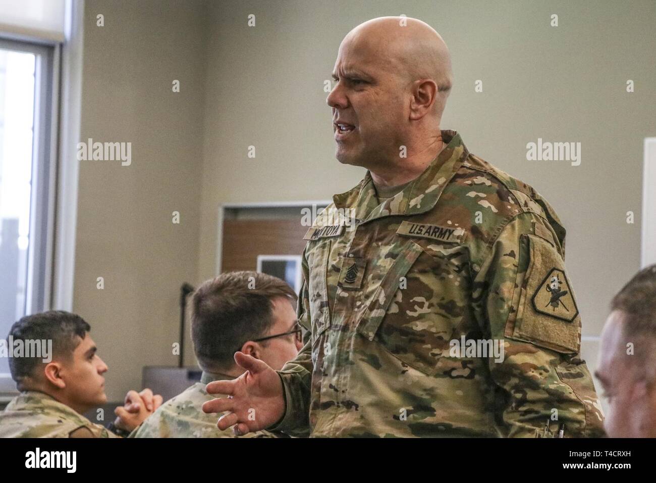 Command Sgt. Maj. Marcus Montoya, U.S. Army Reserve Legal Command's ...