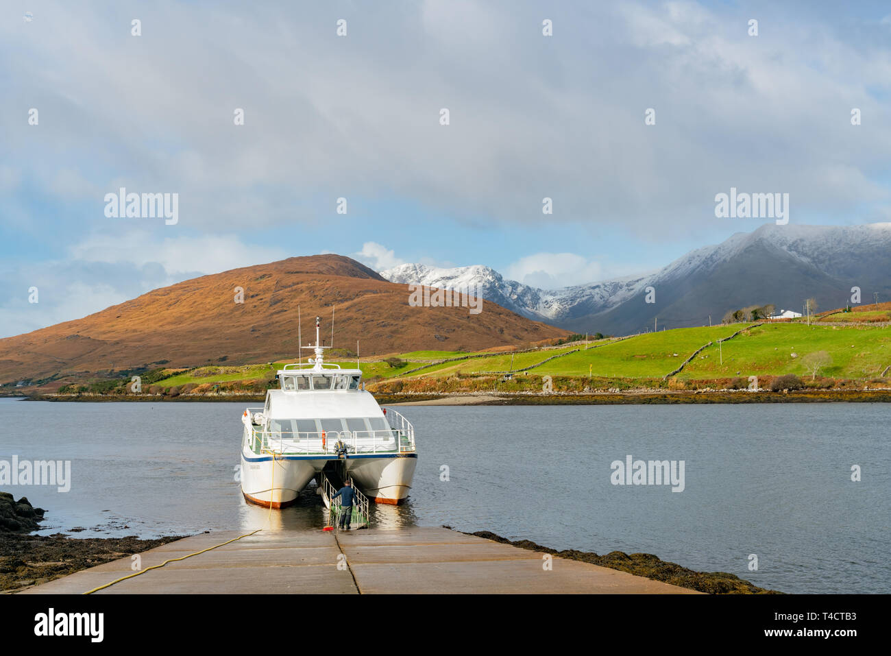Killary fjord boat cruise hi-res stock photography and images - Alamy