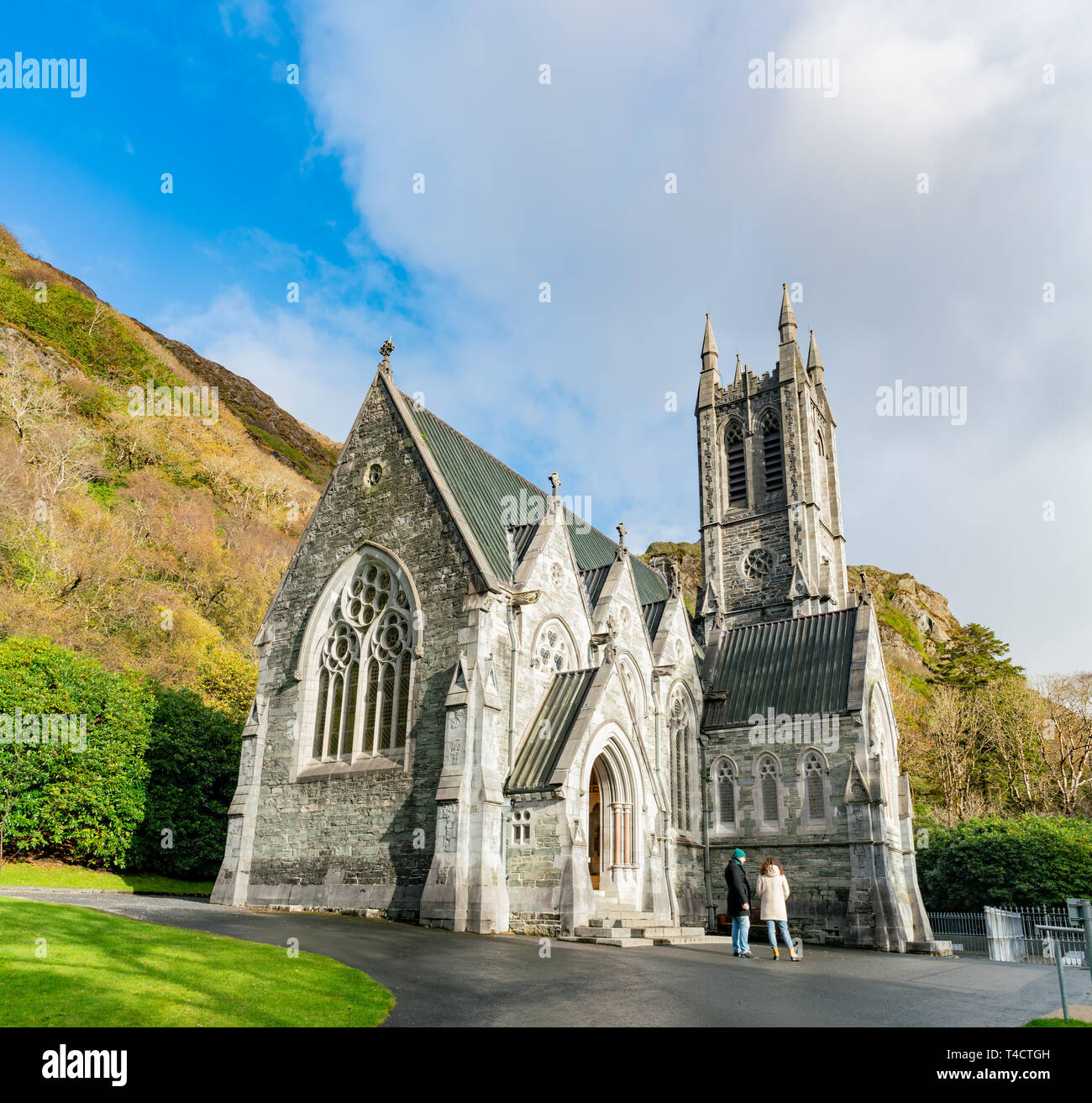 Kylemore gothic church hi-res stock photography and images - Alamy