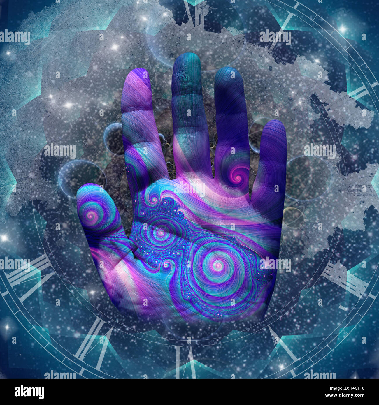 The Hand of Time. Ancient clock face Stock Photo - Alamy