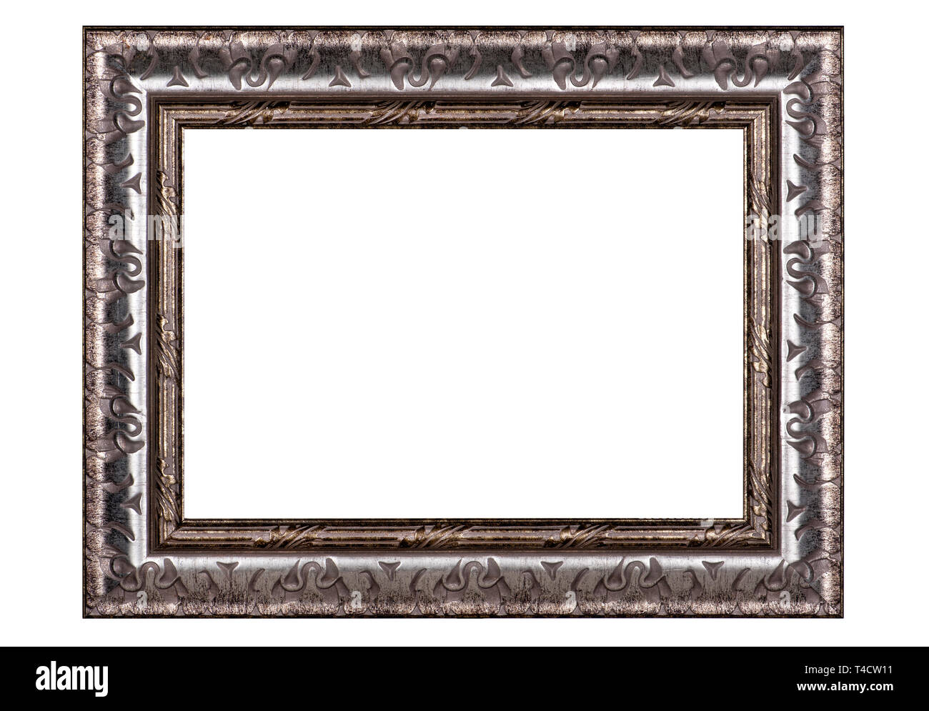 Silver antique picture frame hi-res stock photography and images - Alamy