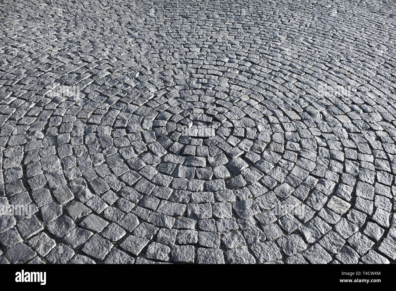 Circle pattern stone block paving hi-res stock photography and images ...