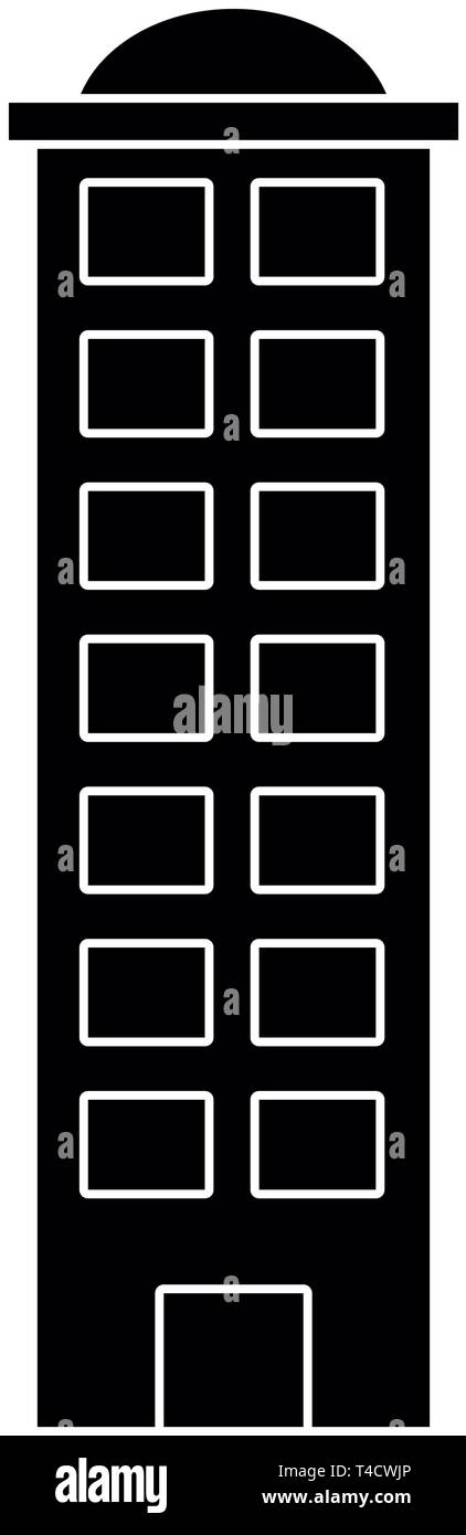 urban building cartoon vector illustration graphic design Stock Vector ...