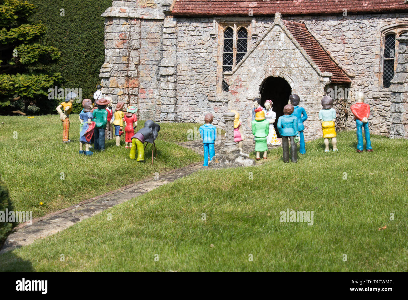 Miniature church model hi-res stock photography and images - Alamy