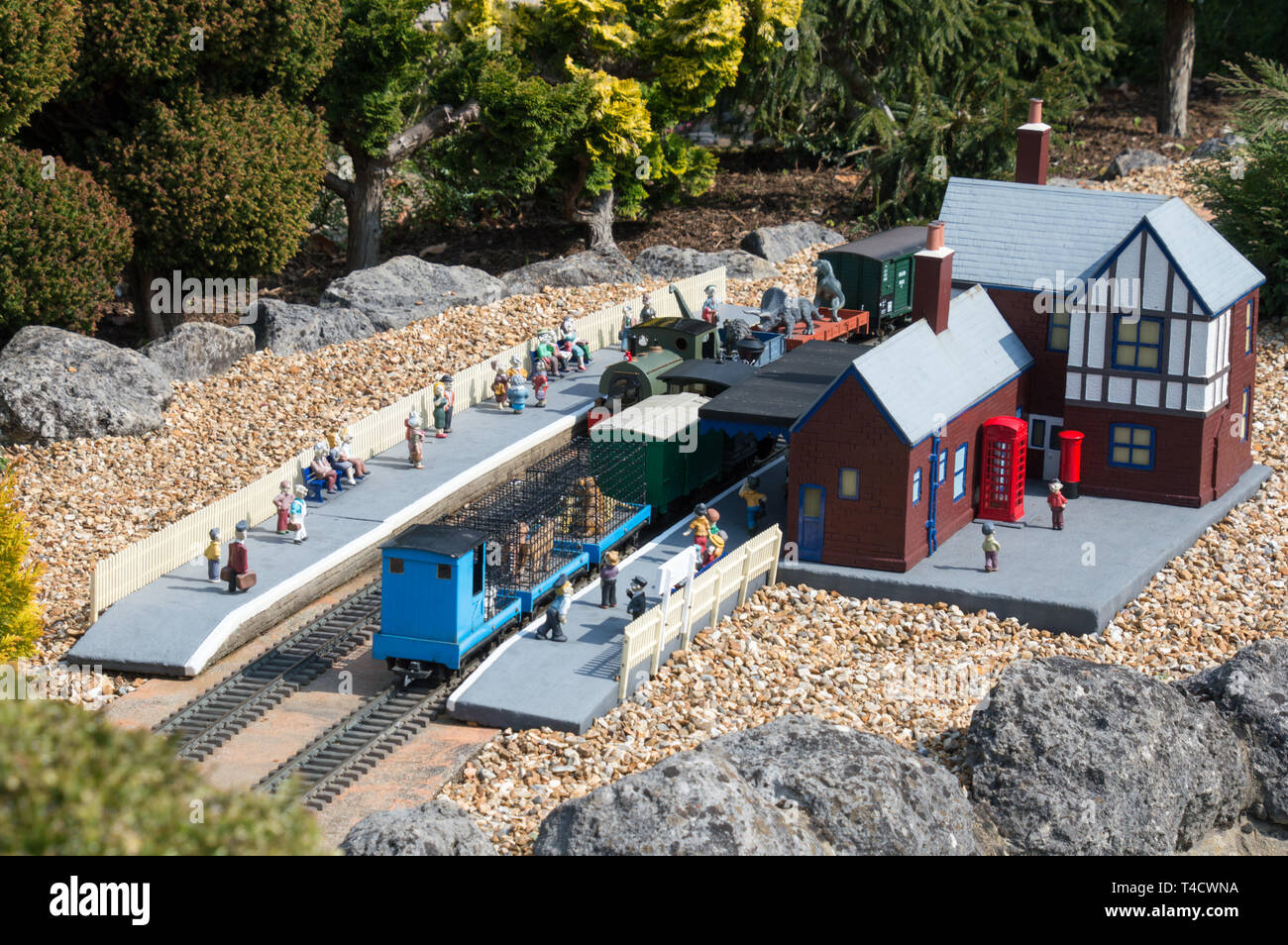 English miniature train hi-res stock photography and images - Alamy