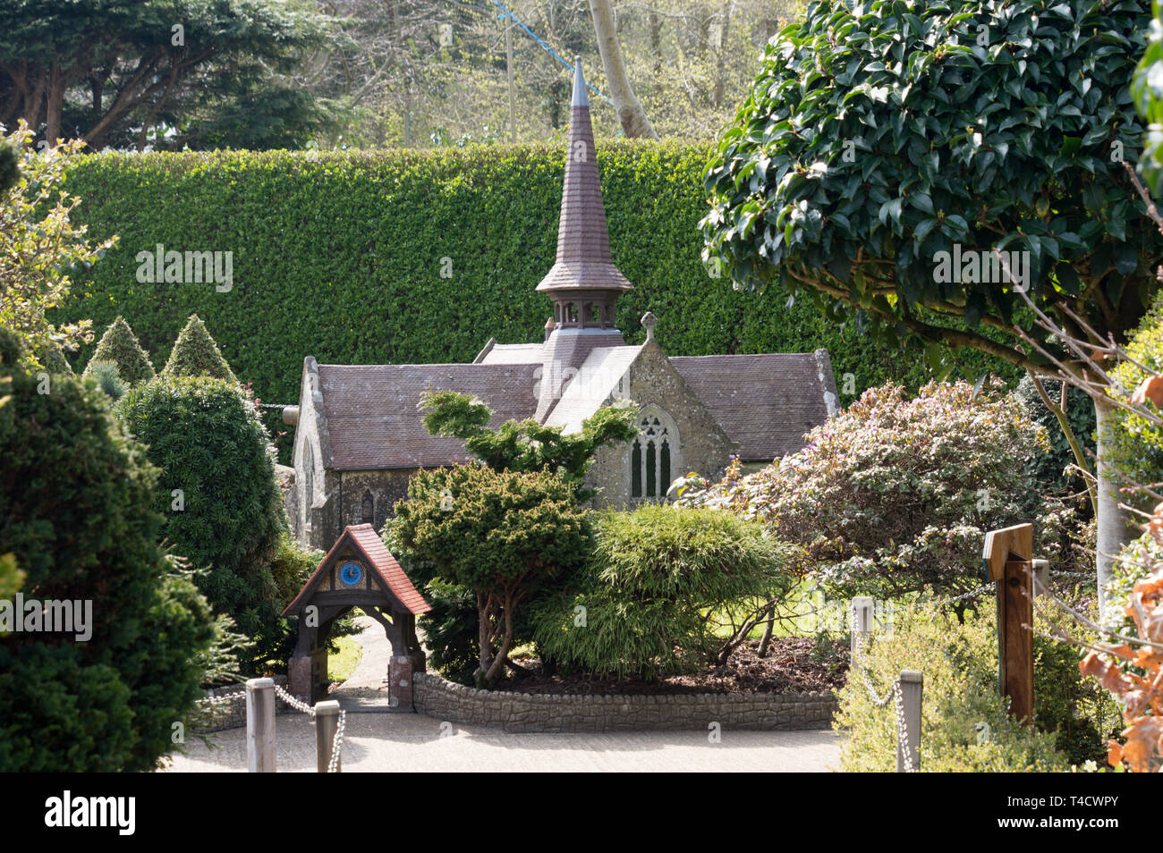 Miniature model of the isle of wight hi-res stock photography and ...