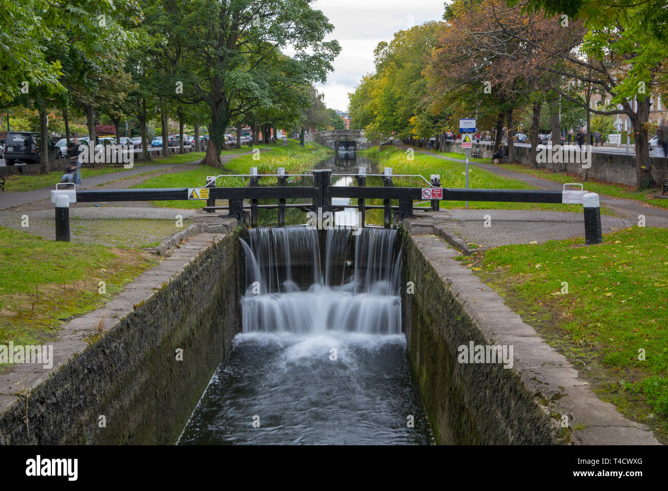 Dublin's leafy and scenic Grand Canal Stock Photo - Alamy