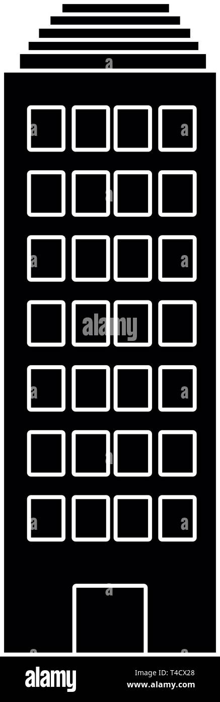 urban building cartoon vector illustration graphic design Stock Vector ...