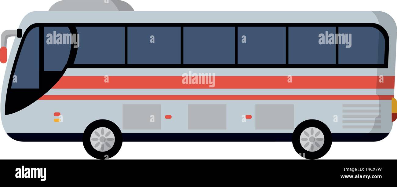 transportation concept bus cartoon vector illustration graphic design ...
