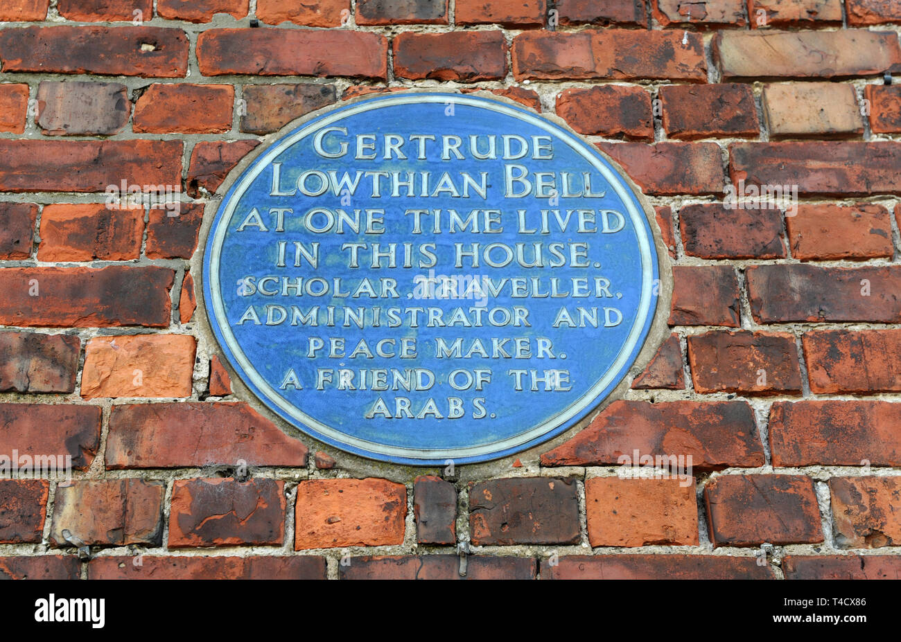 Blue Plaque at the Red Barns Hotel Redcar Cleveland former home of ...