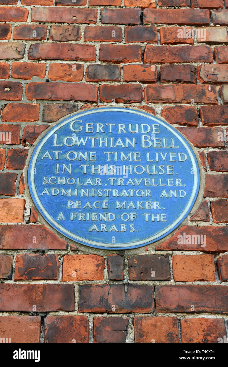 Blue Plaque at the Red Barns Hotel Redcar Cleveland former home of ...