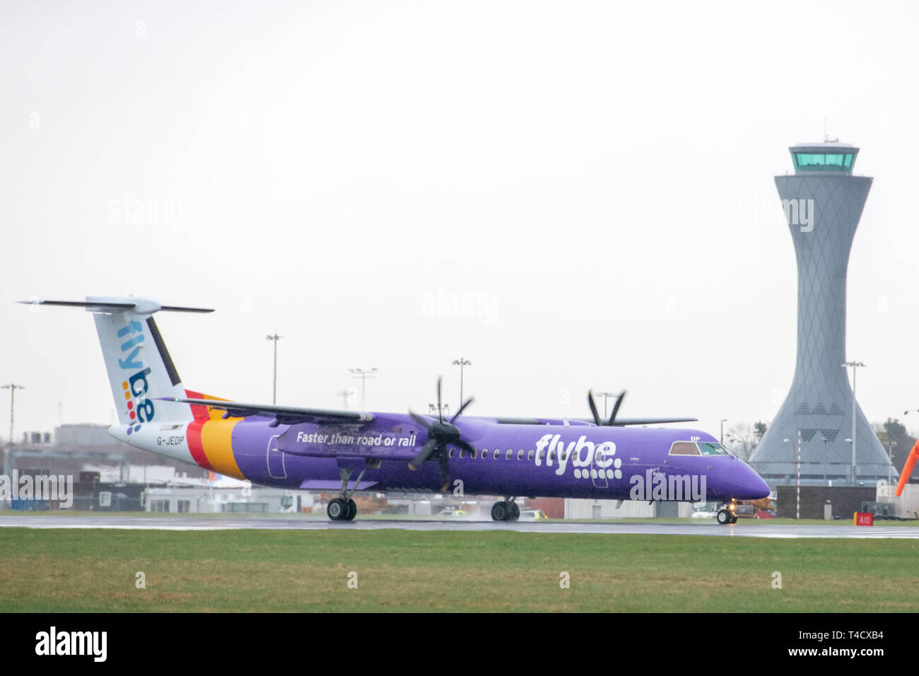 Flybe Edinburgh Airport Stock Photo - Alamy