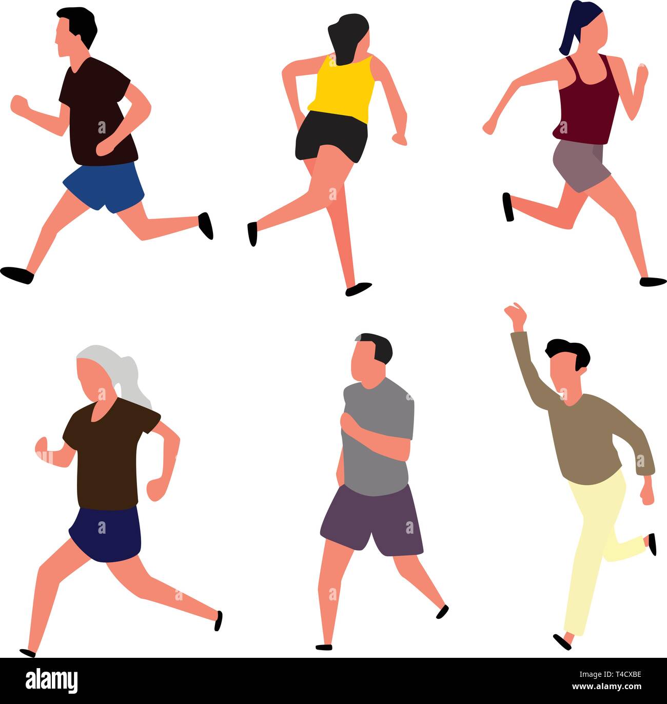 Strong Man Athlete Cartoon Illustration High Resolution Stock ...